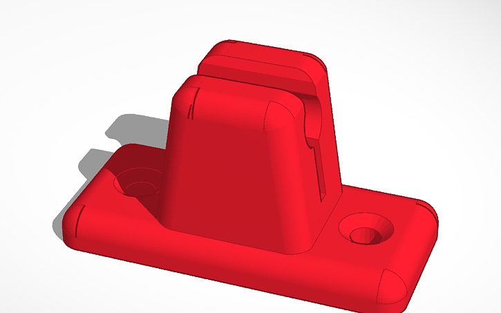 3D design Hymer small door locker female - Tinkercad