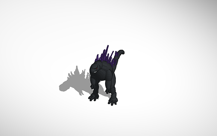 3D design Godzilla - Tinkercad
