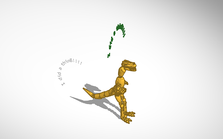 3D design Dinosaur | Tinkercad