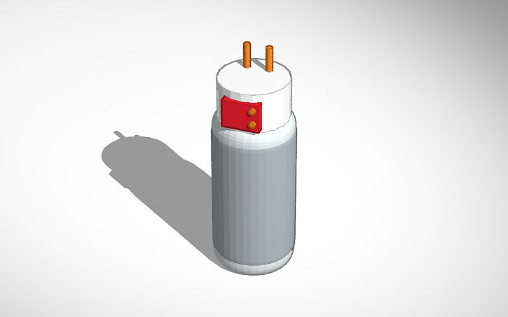 3D design Heat Pump Hot Water Heater - Tinkercad