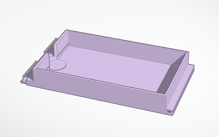 3D design Heroclix MT Card Tray - Tinkercad