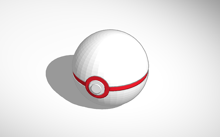 3D design Premier ball - Tinkercad