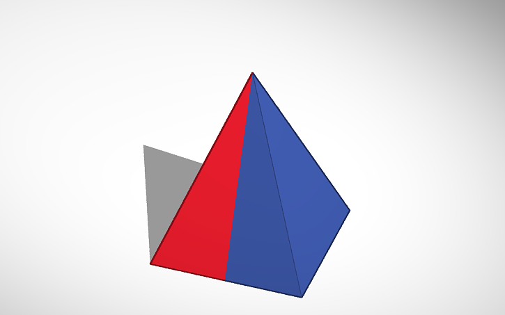 3D design Pyramid 3D example - Tinkercad