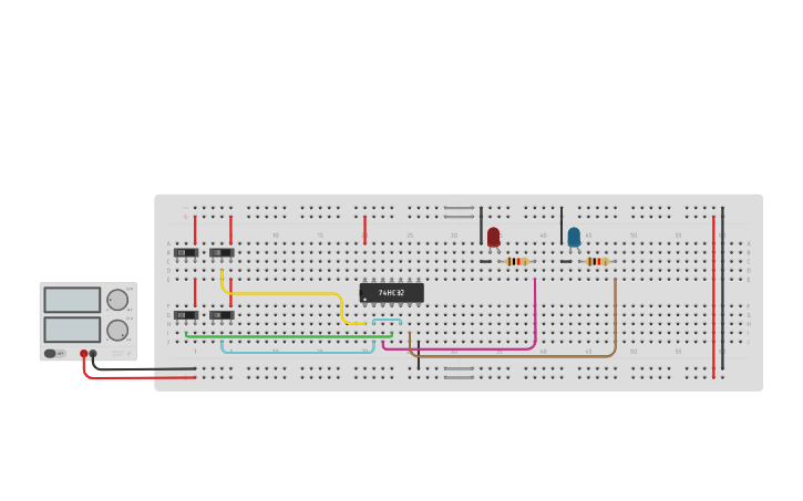 Circuit Design 4 To 2 Encoder Tinkercad