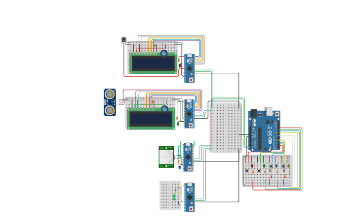 Circuit design Sistemas Embarcados | Tinkercad