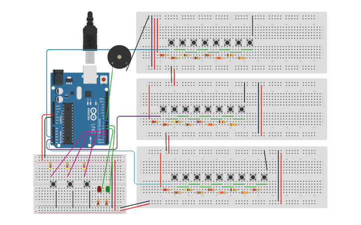 Circuit design Examen Ejercicio 2 | Tinkercad