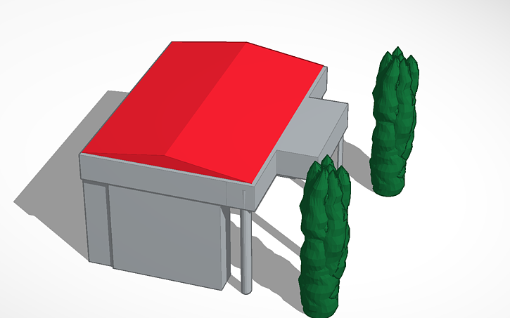 3D design Building - Tinkercad