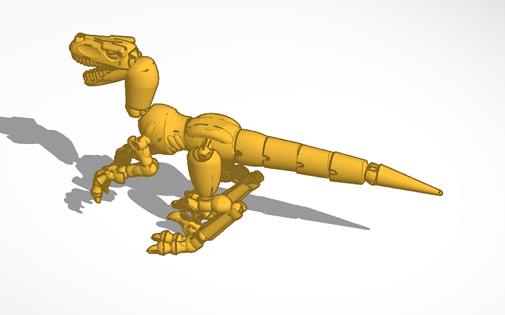 3D design Dinosaur skeleton - Tinkercad