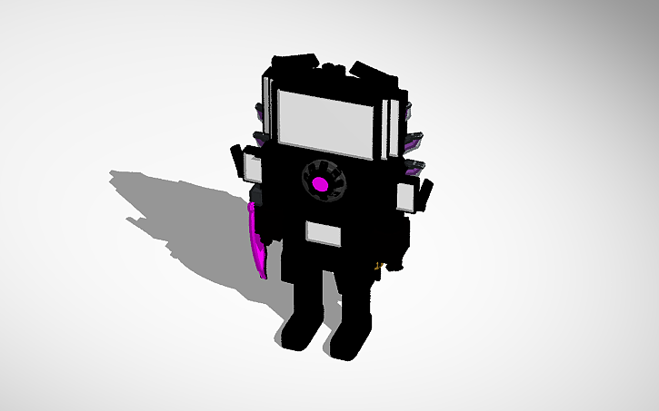 3D design Titan TV Man 2.0 - Tinkercad