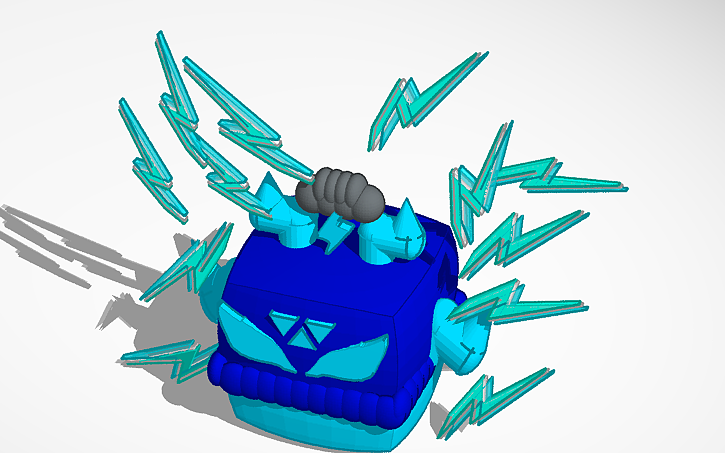 3D design Blox Fruits rumble fruit - Tinkercad