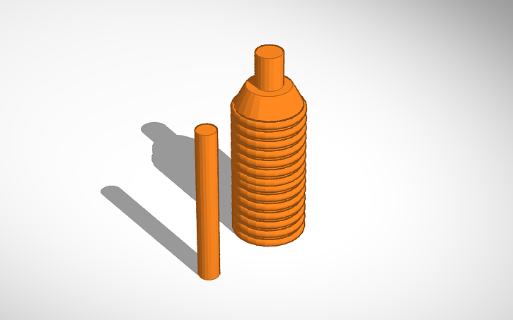 3D design Güiro music - Tinkercad