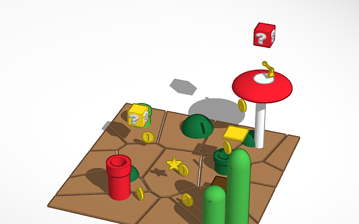 3D design Super Mario 64 - Tinkercad