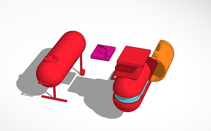 3D design Мангал-Барбекю-Коптильня из старого бойлера. Переделка ...