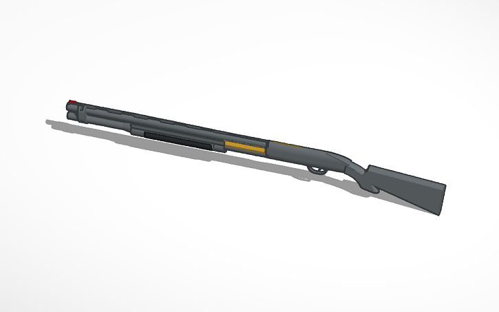 3D design Shotgun "M870 MKII" | Tinkercad