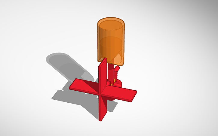 3D design SINGLE Piston (working) - Tinkercad
