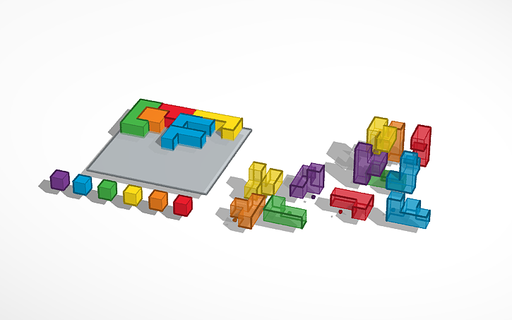 3d Design 3d Block Puzzle Sample Tinkercad