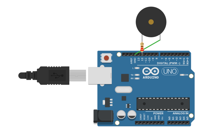 Circuit design Módulo 8 - Aula 7 Tocar notas musicais no arduino ...