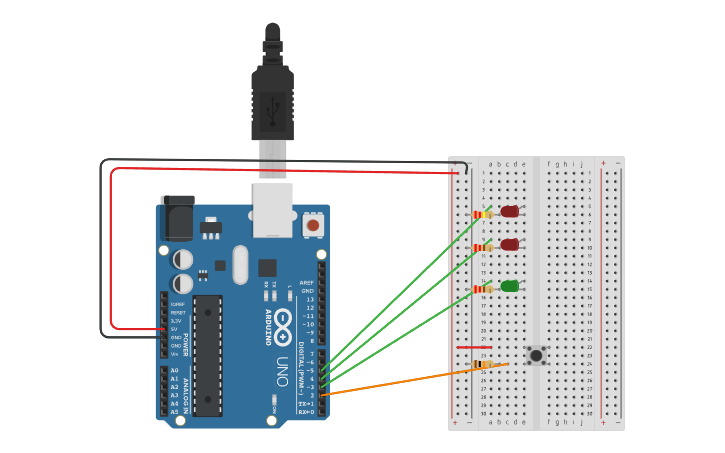 Circuit design ITCS 1011 Jesse Kasper Lab - Tinkercad