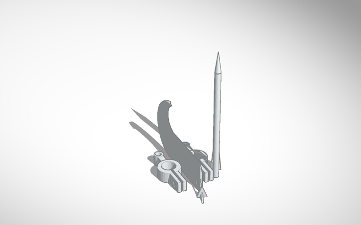 3D design Hook Halberd | Tinkercad