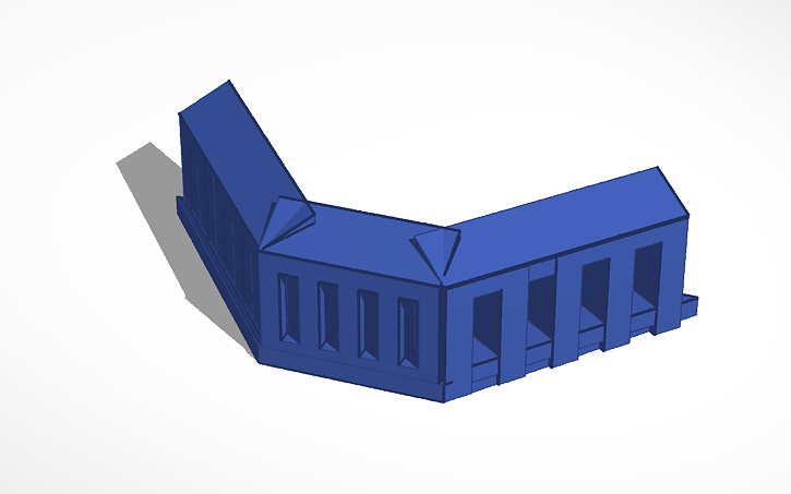 3D design balcony - Tinkercad