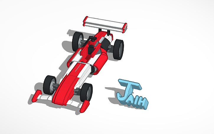 3D design f1 car - Tinkercad