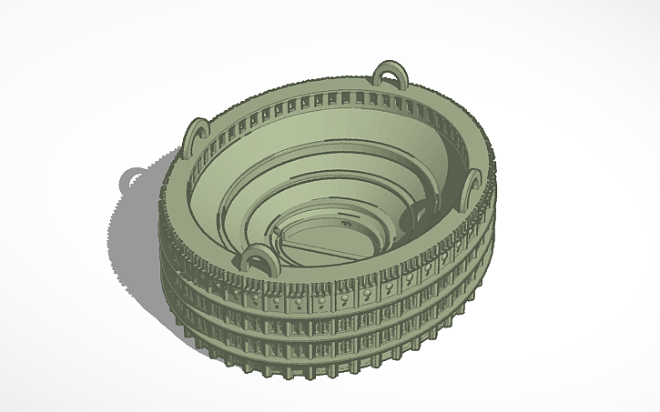 3D design Colosseum Ornament - Tinkercad
