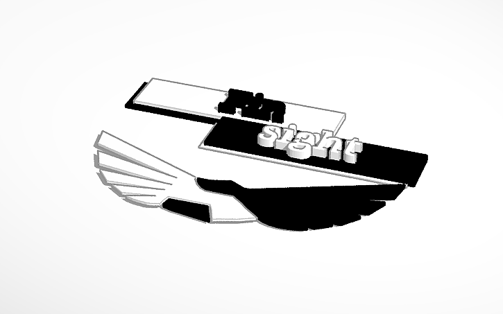 3D design Finsight logo 4 | Tinkercad