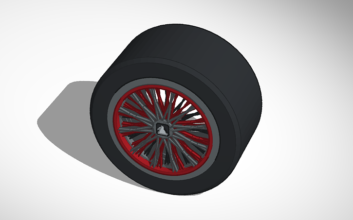 3D design Performance Supercar Wheel design by Apex Automotive - Tinkercad