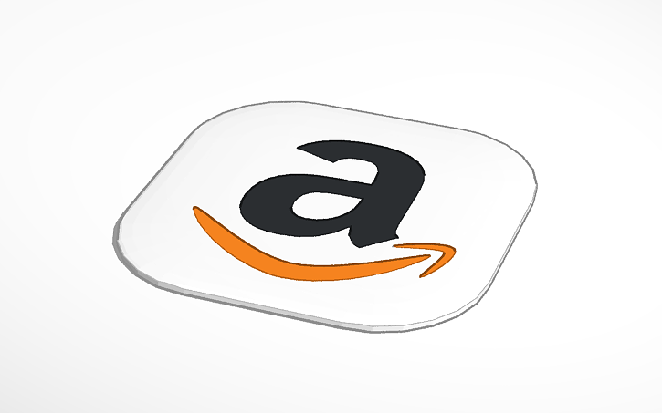 3D design Amazon Logo - Tinkercad