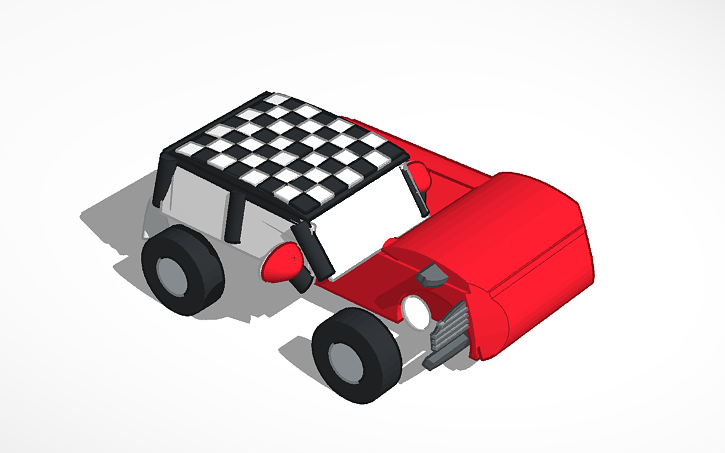 3D design Copy of Mini Cooper (WIP) | Tinkercad