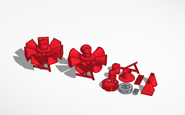 3D design Federal Signal STL-10 Siren (130 Motor Size) - Tinkercad