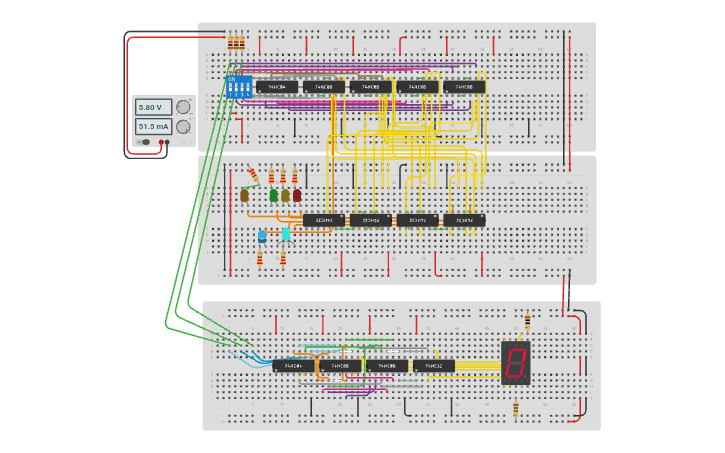 Circuit design Circuito con sensores | Tinkercad