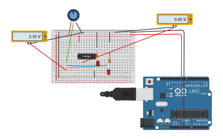 Circuit design Experiment 2- A | Tinkercad
