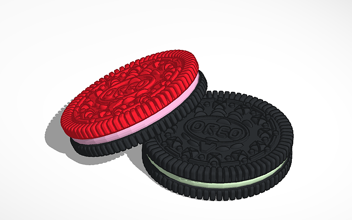 3D design oreo - Tinkercad