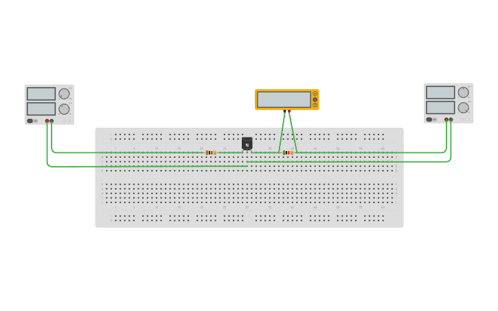 Circuit design BJT Common Base Amplifier - Tinkercad