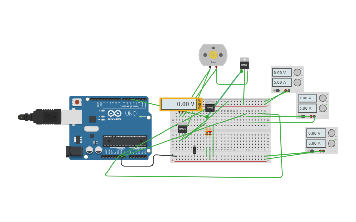 Circuit design Copy of Arduino-Mosfet DC Motor Driver | Tinkercad Circuit design Copy of Arduino-Mosfet DC Motor Driver | Tinkercad