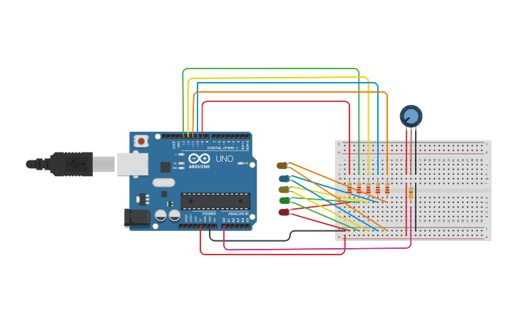 Circuit design Jerónimo Fontecha Prado- Actividad 4 Arduino | Tinkercad
