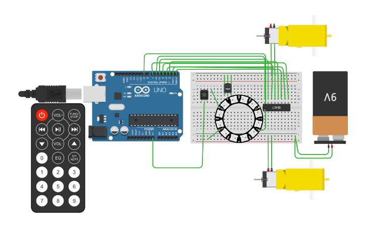 Circuit design Projeto Final - Tinkercad