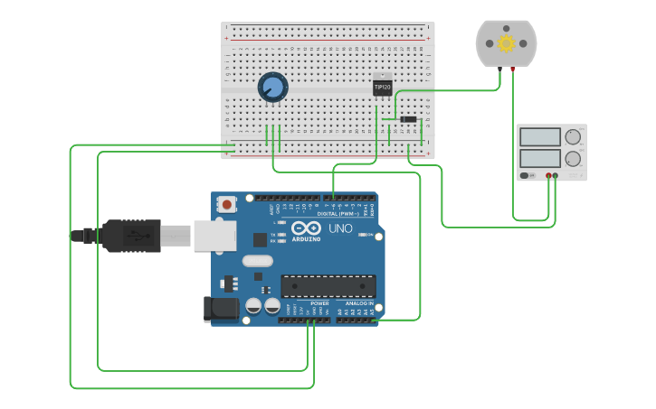 Circuit design Projeto 15 livro Arduino | Tinkercad