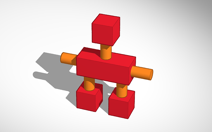 3D design BlockBot - Tinkercad