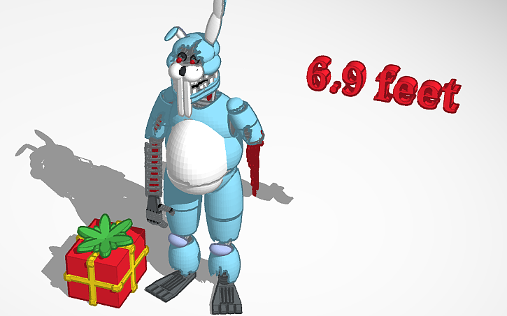 3D design fanf buzz bunny - Tinkercad