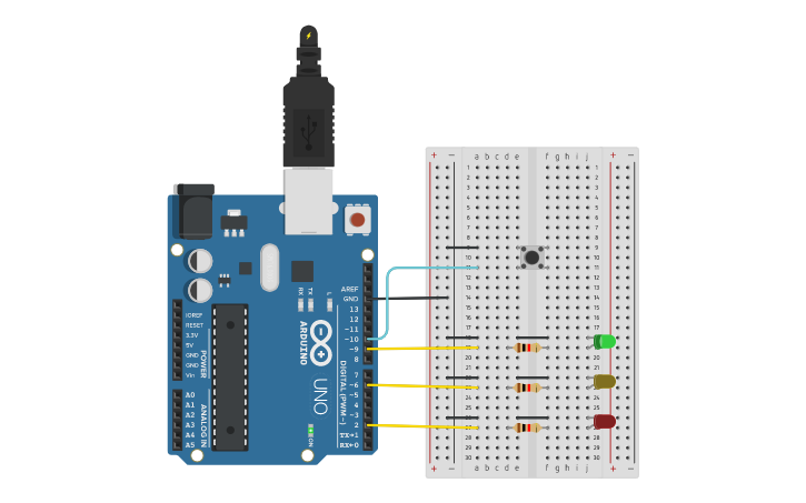 Circuit design practice 3 | Tinkercad