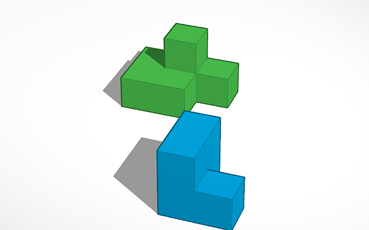 3D design Puzzle Cube Pieces | Tinkercad