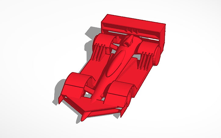 3D design f1 car - Tinkercad