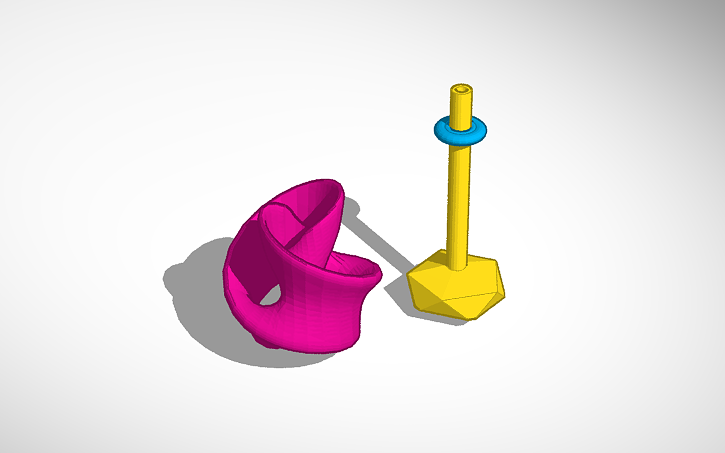 3D design Curved Shade and Lamp | Tinkercad