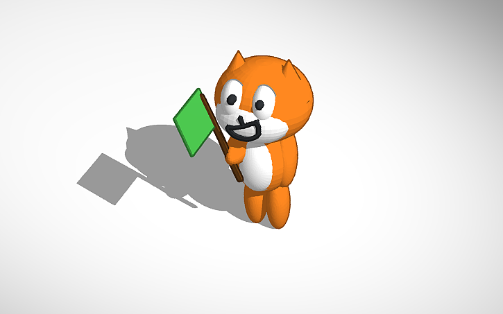 3D design scratchcat desighn | Tinkercad