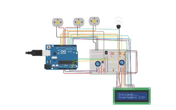 Circuit design Proyecto electronica - Tinkercad