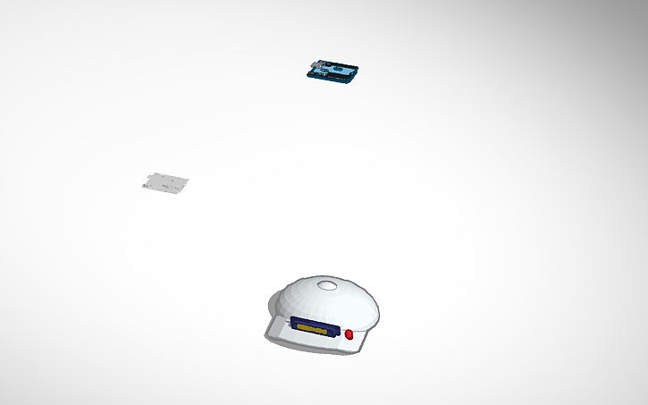 3D design cap Sensor - Tinkercad