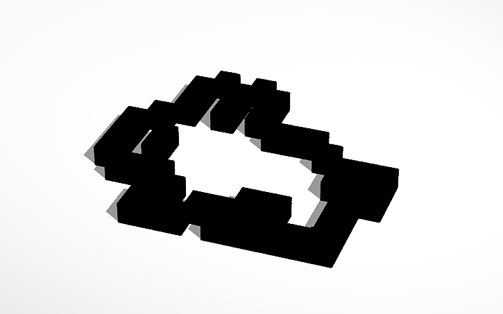3D design m Terraria Bunny outline | Tinkercad