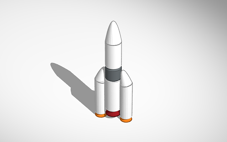 3D design Chandra Rocket - Tinkercad